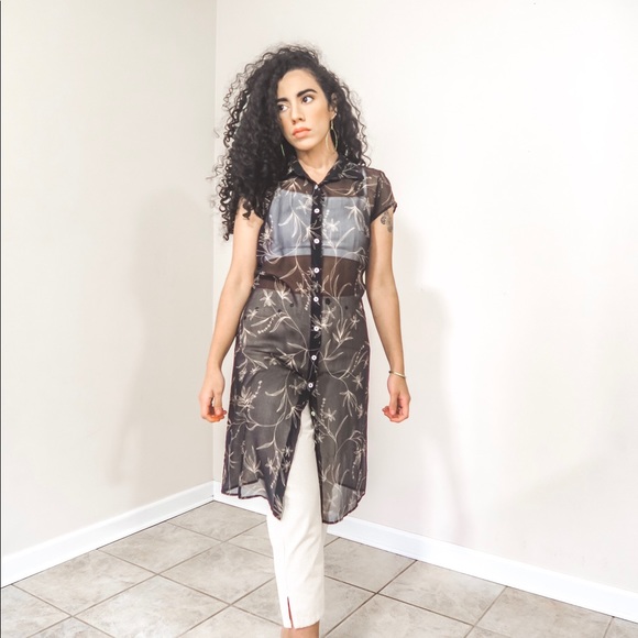 Robbie Bee | Tops | Vintage Blousedress | Poshmark